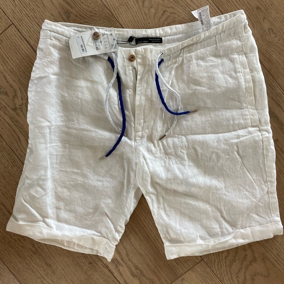 Zara | Shorts | Zara Mens Linen Shorts | Poshmark